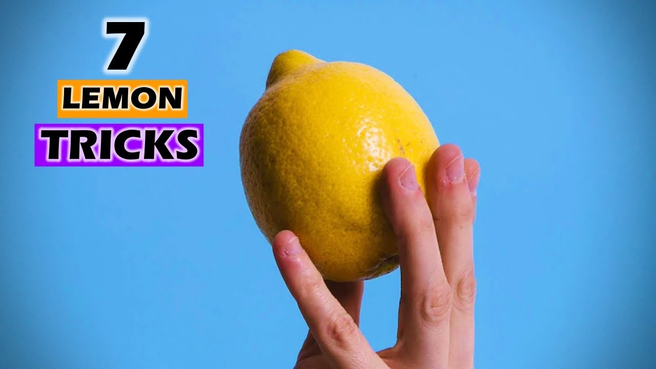 7 Amazing Lemon Tricks | New Science Experiments With Lemon | 2022 ...