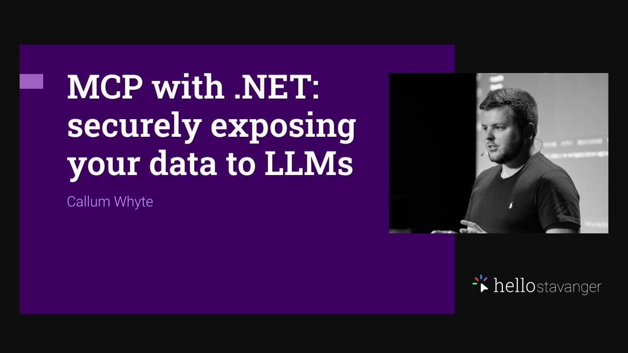 MCP with .NET: securely exposing your data to LLMs – Callum Whyte ...