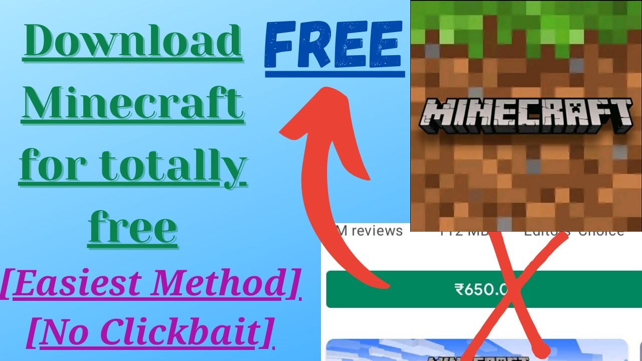 How to download Minecraft for free in your device(Android/iOS)? | No ...