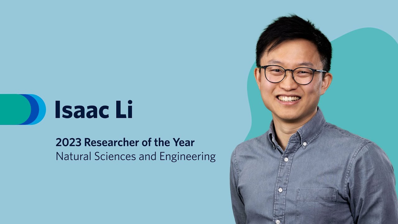 Isaac Li - 2023 UBCO Researcher of the Year, Natural Sciences and ...