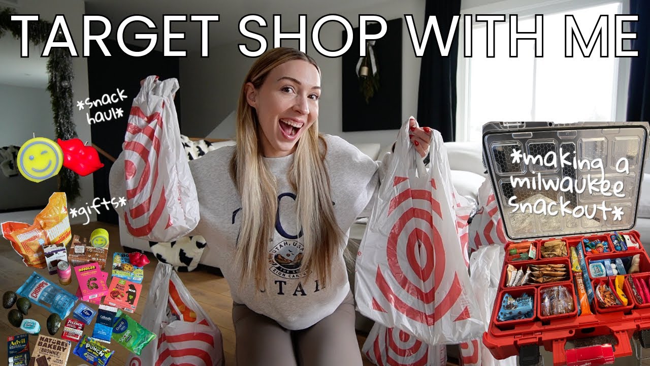 Shop with me at TARGET + making a Milwaukee Packout snack box - YouTube