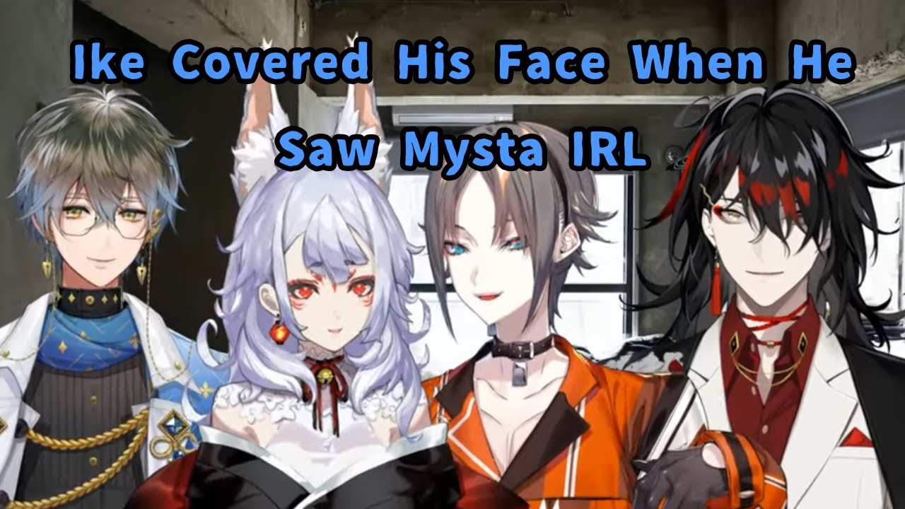 Ike Covered His Face Seeing Mysta IRL + Dog | Ike Mysta Nina Vox ...