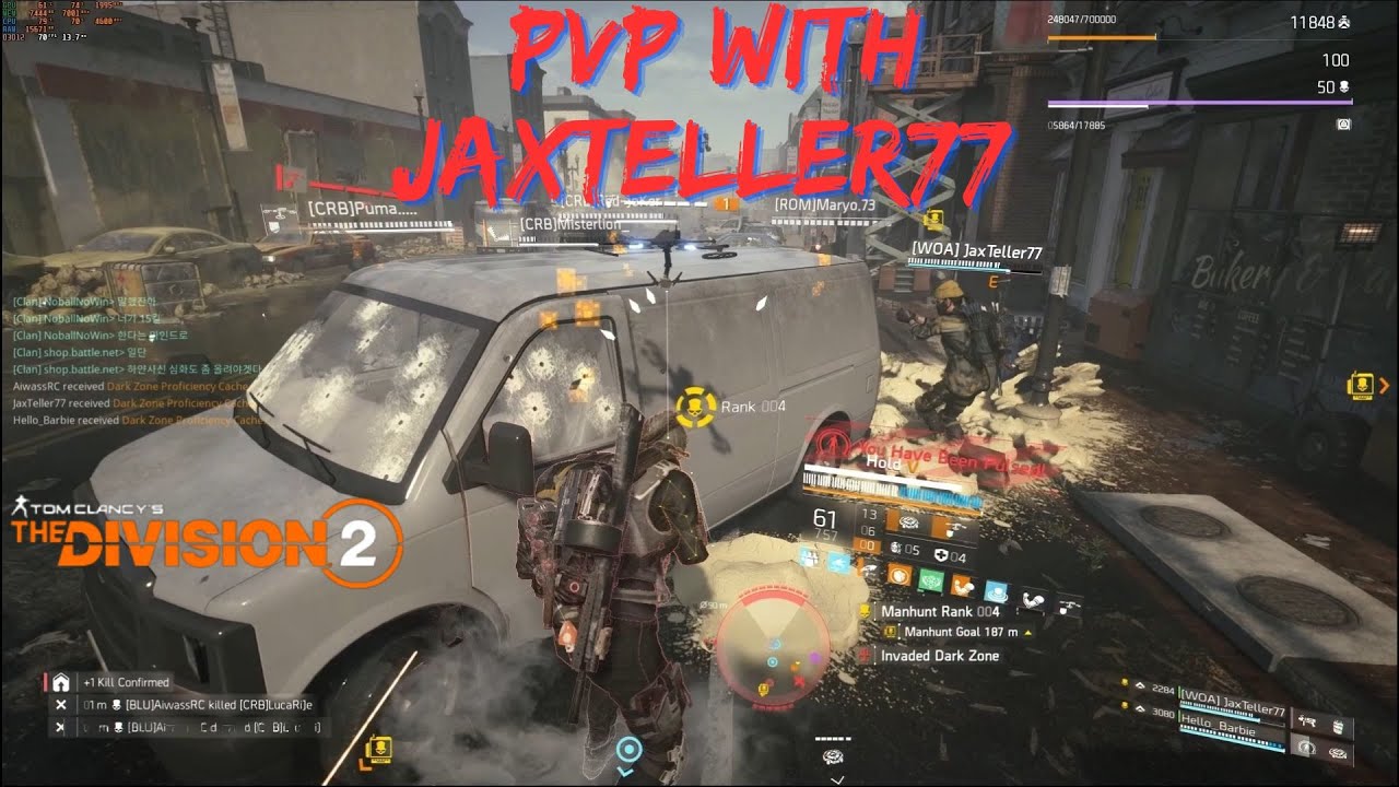 The Division 2 TU17 PvP with Jaxteller77 Chapter 1. Dark Zone - YouTube