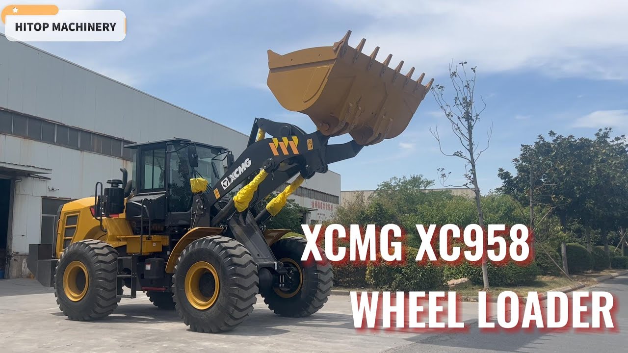 2024 XCMG 9 Series XC958 wheel loader for sale - YouTube