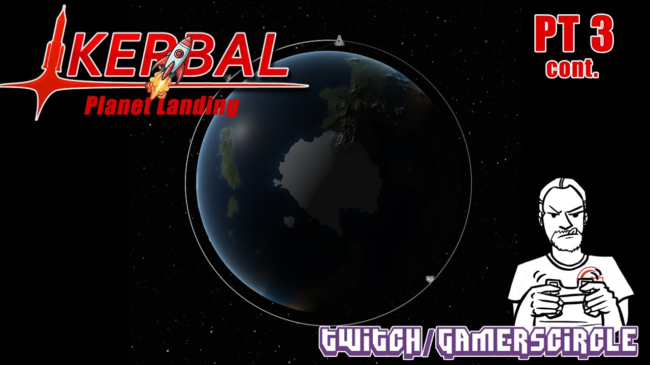 KSP Modded: Planet Landing PT3 - Kerbin Orbits Cont. - YouTube