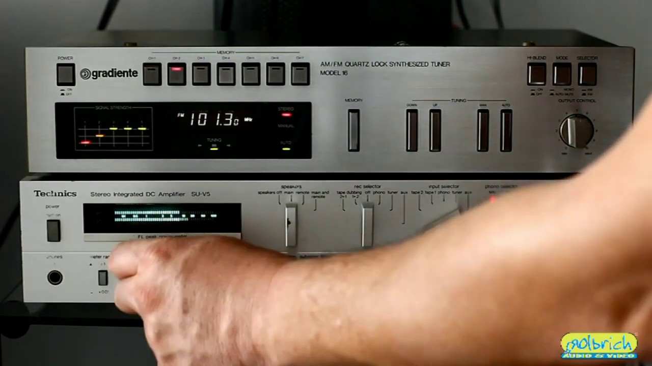 Amplificador Technics SU V5 - New Class A - YouTube