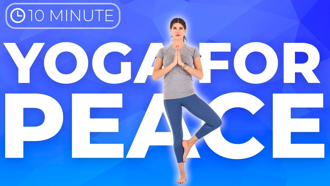 Yoga for Peace & Calm 💙 Trauma Informed Yoga - YouTube