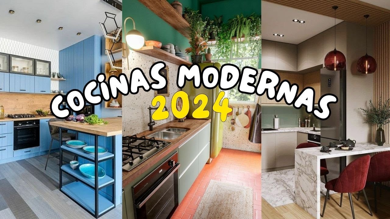 300 Diseños de Cocinas Modernas de Ensueño 2024 / Tendencia en Cocinas ...