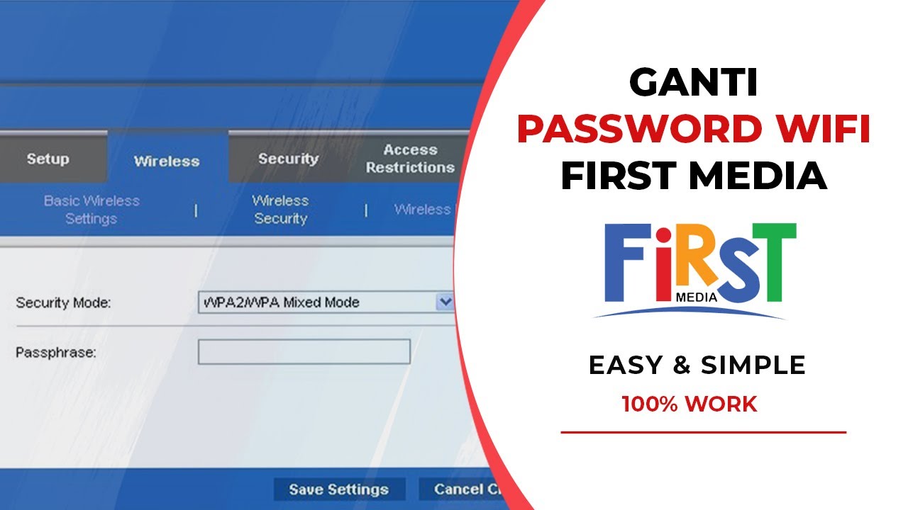 Cara Mengganti Password WIFI Modem First Media - YouTube