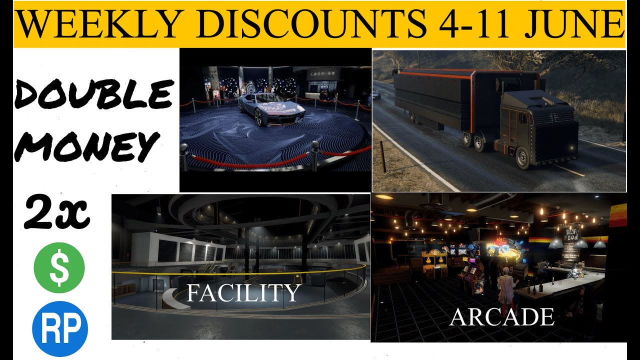 GTA 5 || 2X Money This Week (4 June - 11 June) || GTA Online Weekly 2x ...