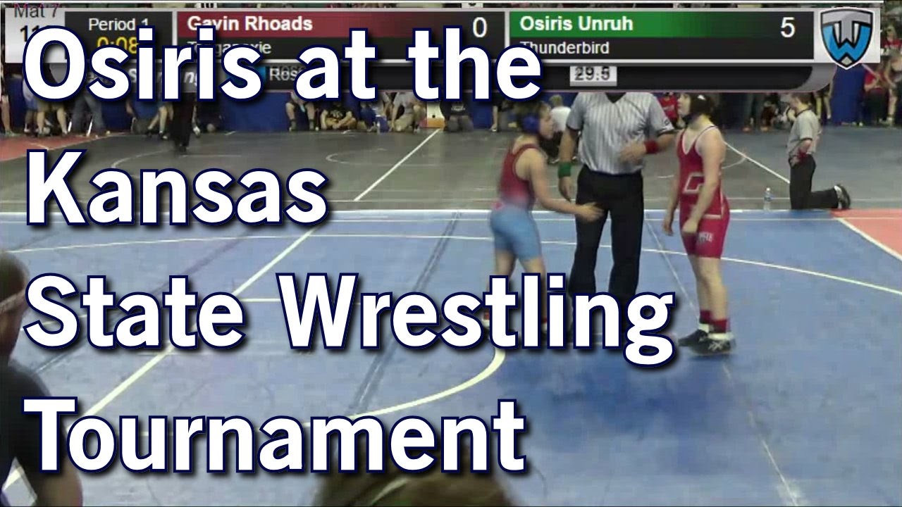 Osiris at His First Kansas State Wrestling Tournament March 25th & 26th ...