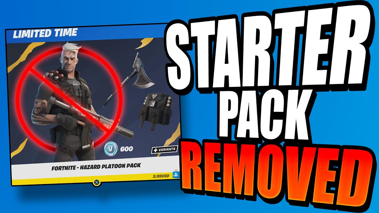The Season 6 Starter Pack Was REMOVED From The Item Shop! (Hazard ...