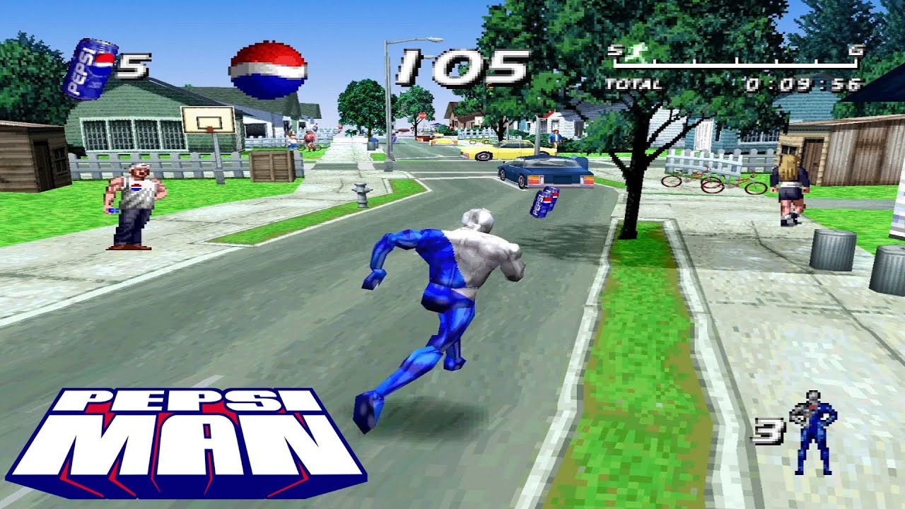 Pepsiman // Full Game 100% Walkthrough - YouTube