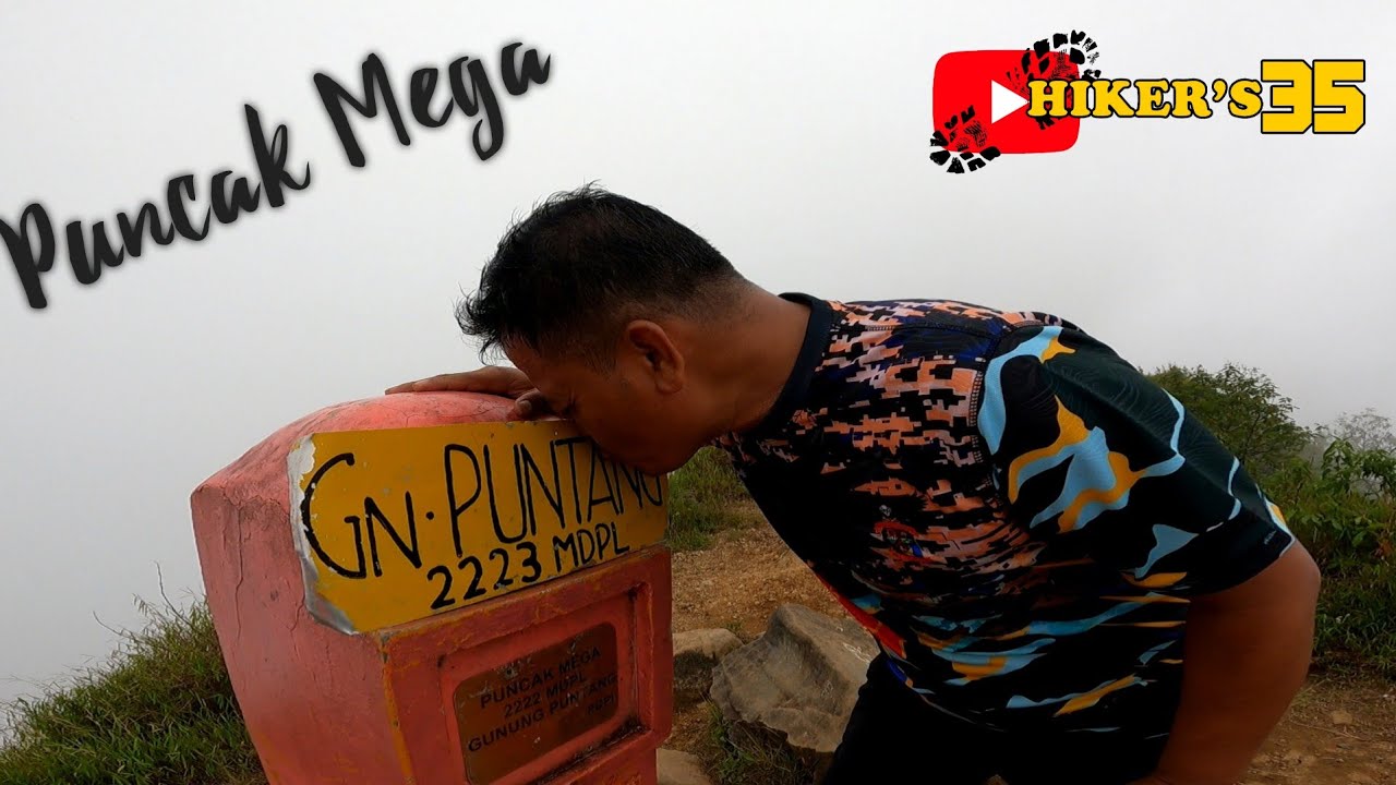 Puncak Mega Puntang Pegunungan Malabar Hiking - running Part I - YouTube