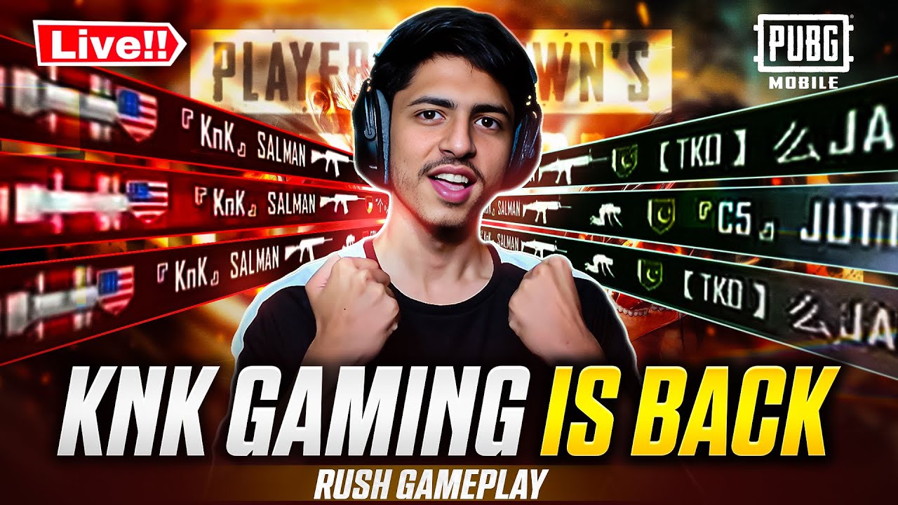 🔴LIVE🔴Fun & Rush Gameplay with KnK Squad - YouTube