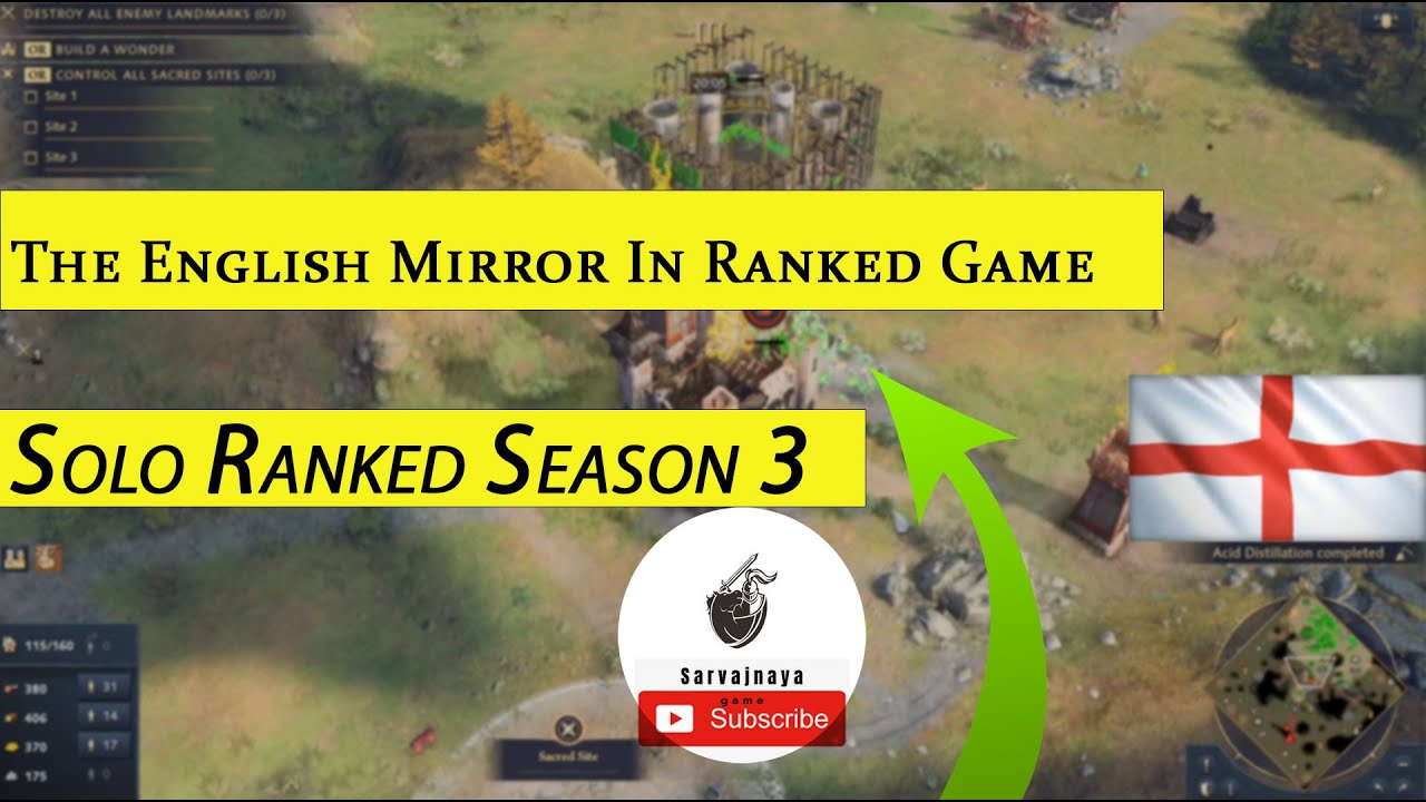 Age of Empires 4 - Solo Ranked Victory With English | Multiplayer Game ...