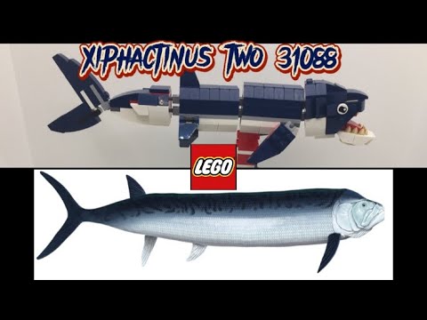 Lego alternative build xiphactinus (préhistoric fish 🐟) with Two lego ...
