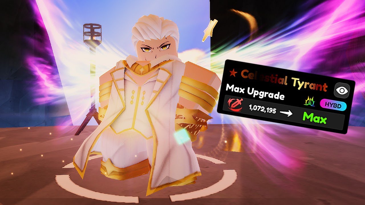 Level 90 Almighty Celestial Tyrant Showcase | Anime Defenders - YouTube