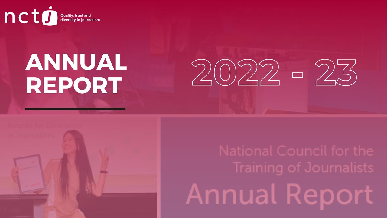 NCTJ Annual Report 2022-23: Journalism Skills Academy - YouTube