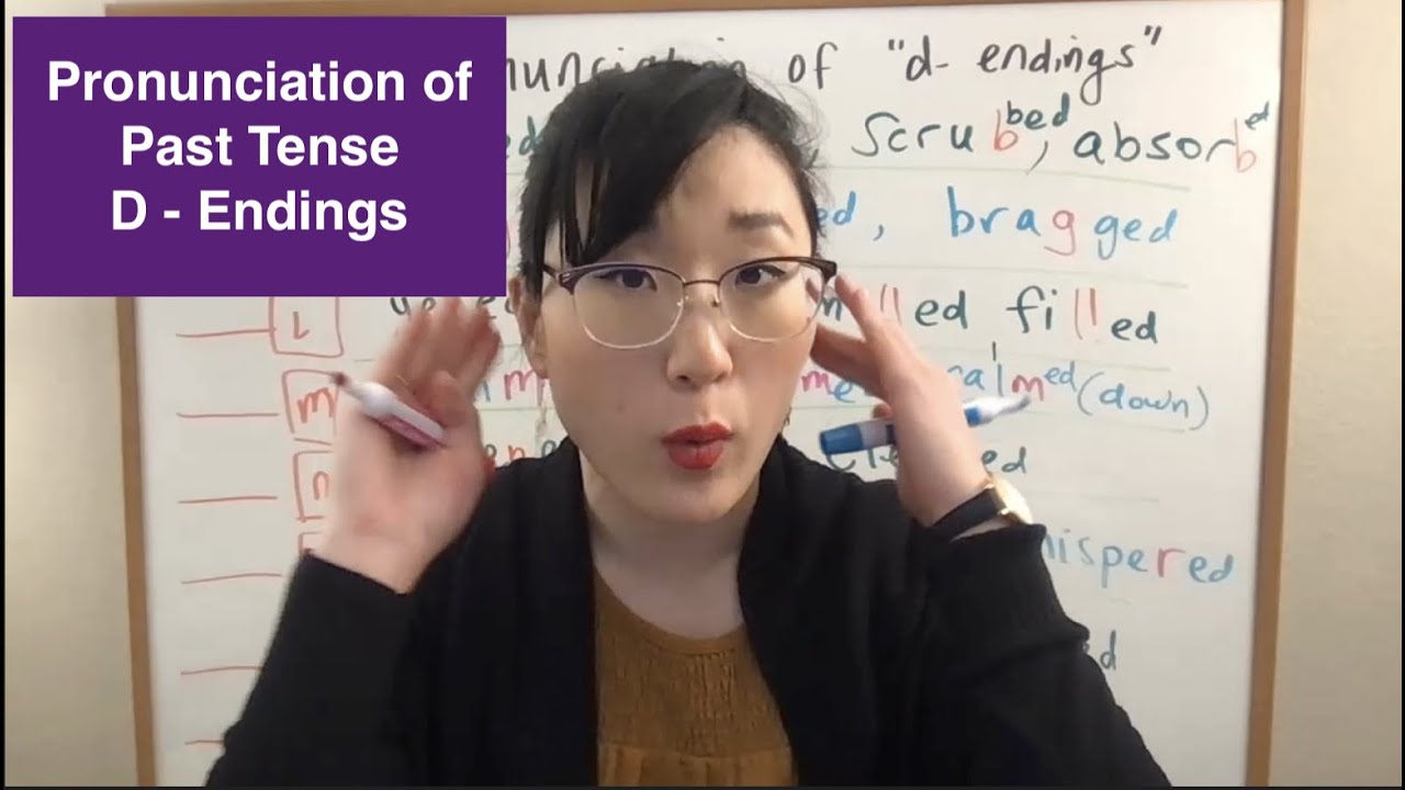 Simple Past Regular Verb Pronunciation Sounds with the D Ending Part 2 ...