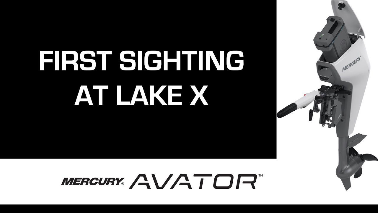 First Look | Mercury Avator Electric Outboard - YouTube