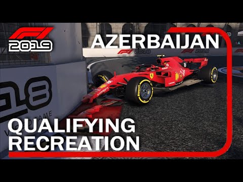 F1 2018 GAME: RECREATING THE 2019 AZERBAIJAN GP QUALIFYING