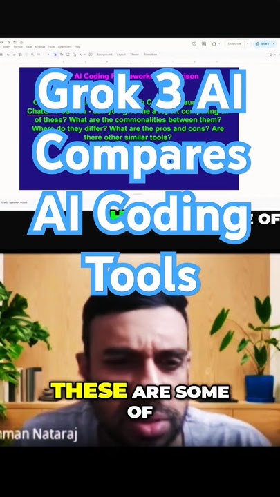 Grok 3 AI compares AI Coding Tools #ai #grok3 #xai #grokai - YouTube