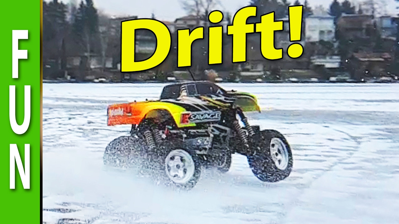 IceLake II - drifting RC Car in slow motion, skating and Vortex150 fun ...