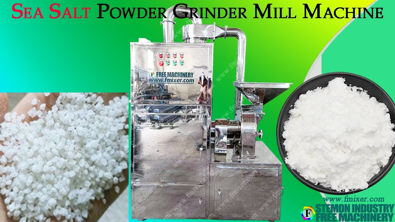 Sea Salt Grinder Machine for grinding salt into powder┃pin type Flour ...