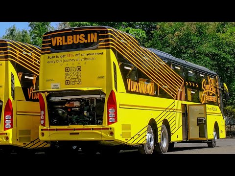 The VRL Vijayanand’s Volvo 9600S Finally Gets a OnBoard Washroom | MultiAxle AC Sleeper #viral