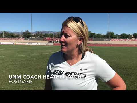 UNM coach Heather Dyche Postgame 9/24/17 - YouTube