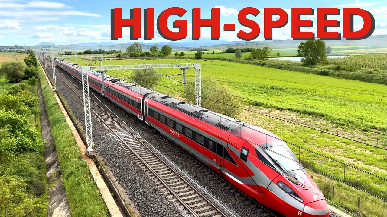 High-Speed Trains in Italy | Frecciarossa & Italo at 250 kmph | Rome ...