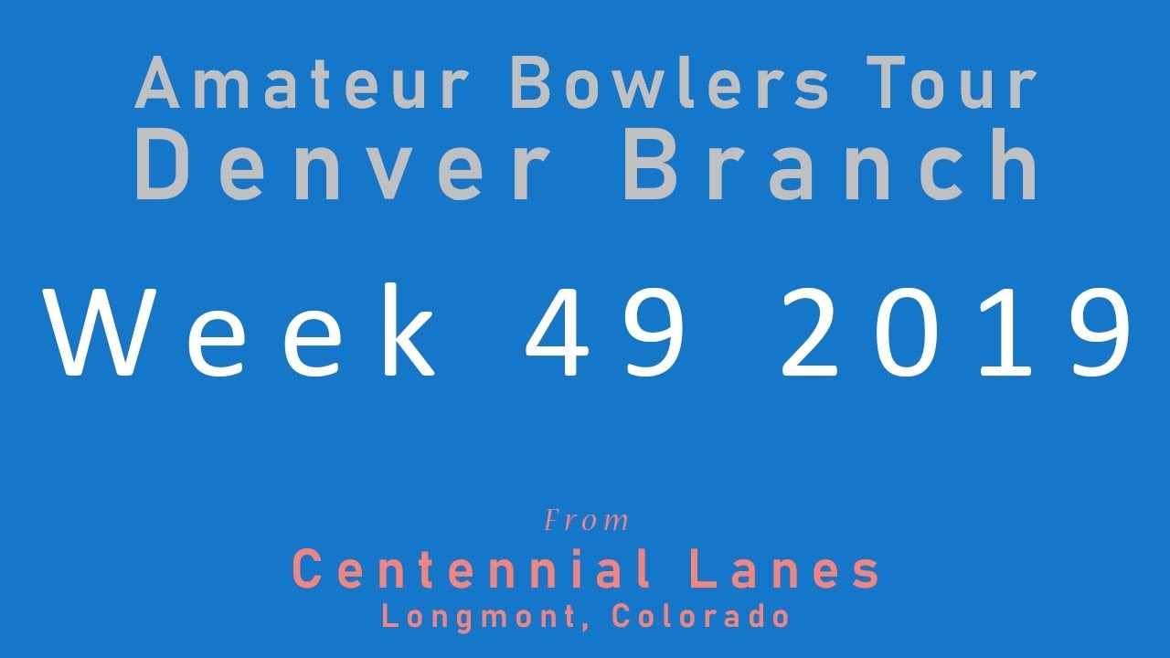 Denver ABT - Week 49 2019 Finals - December 8 - YouTube