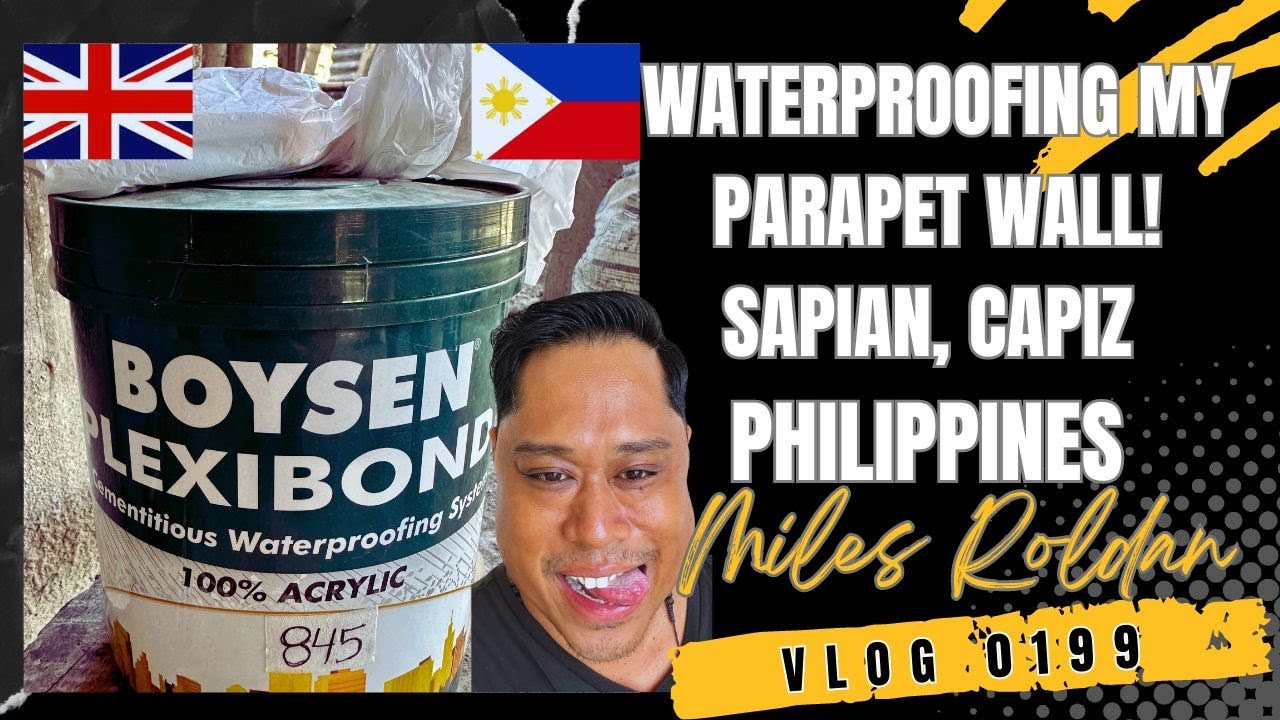 VLOG 199: THIS IS HOW TO WATERPROOF A PARAPET WALL! - YouTube