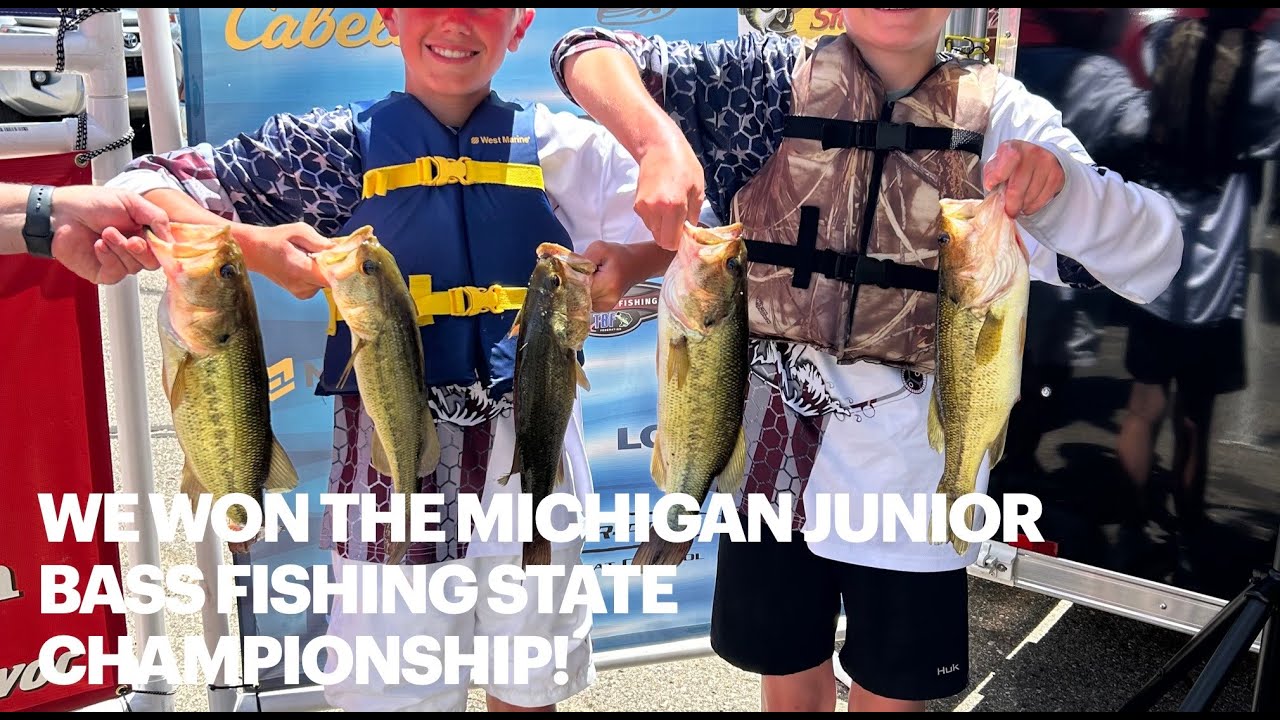 We won the Michigan youth bass fishing state championship! - YouTube