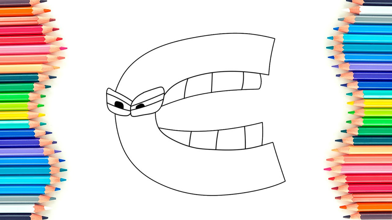 Drawing Alphabet Lore- Alphabet Lore- Alphabet C - Drawing Roblox - YouTube