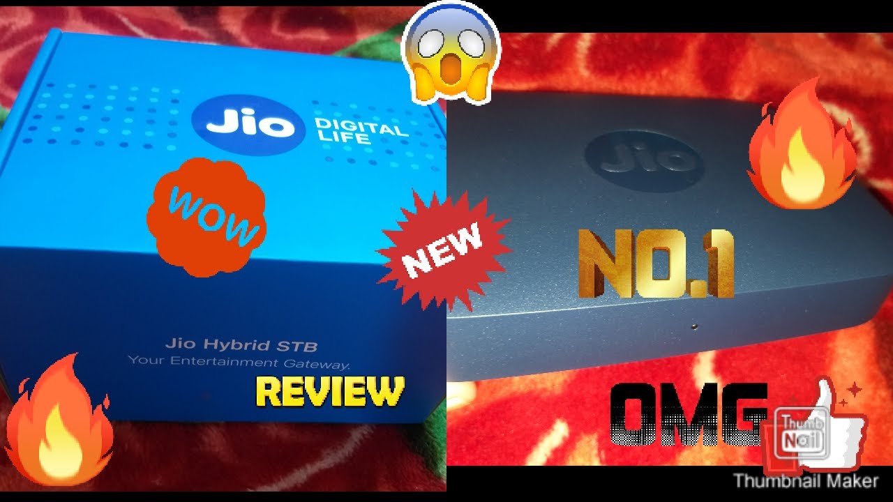 Unboxing and using Jio set top box - YouTube