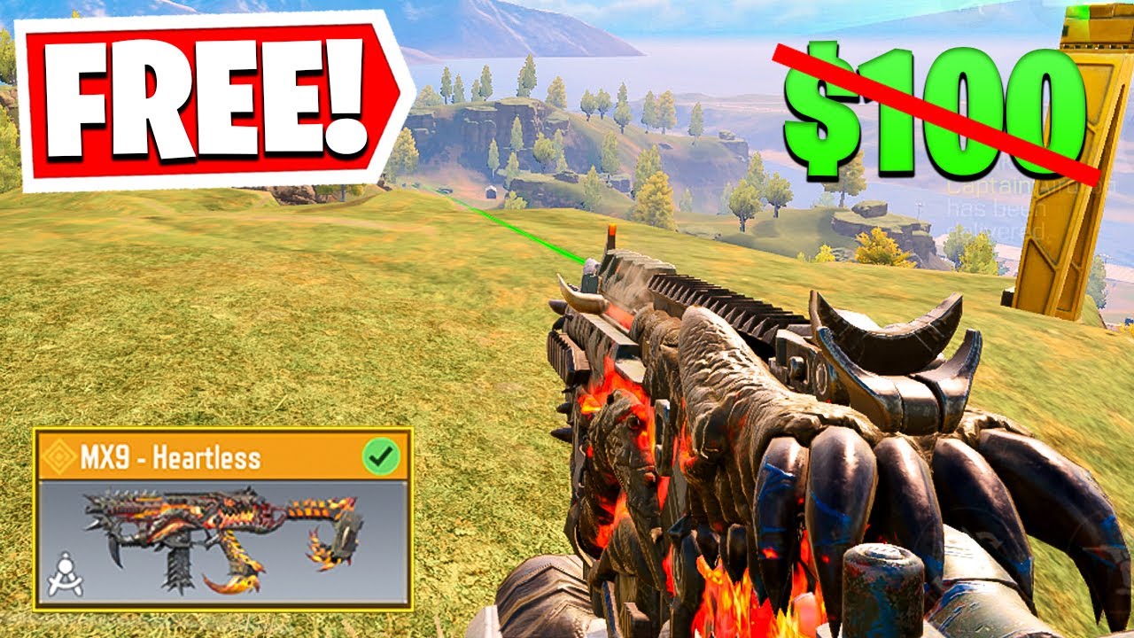I GOT A *FREE* LEGENDARY MX9 HEARTLESS! CALL OF DUTY MOBILE BATTLE ...