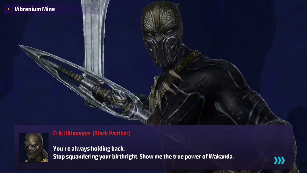 Marvel Future Fight Legendary Battle Mode: Black Panther VS Killmonger ...