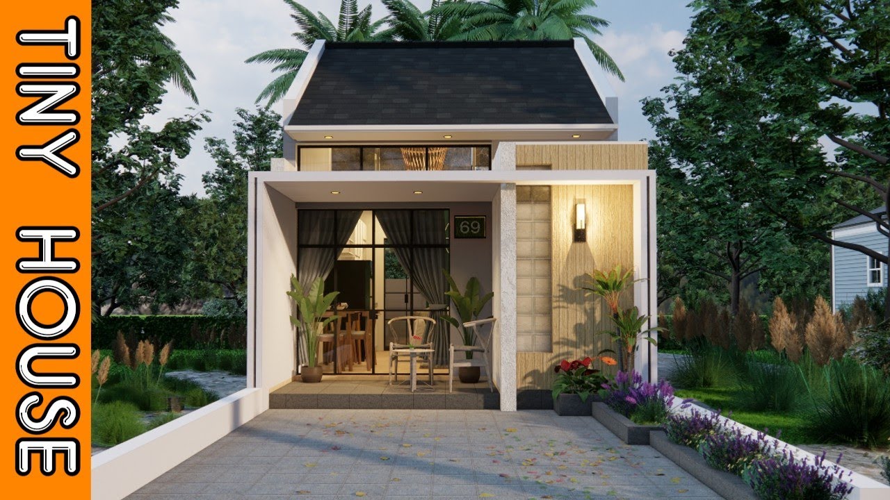 Don't Miss it ! Simple Yet Elegant Small House Design Idea (4x8 Meters ...