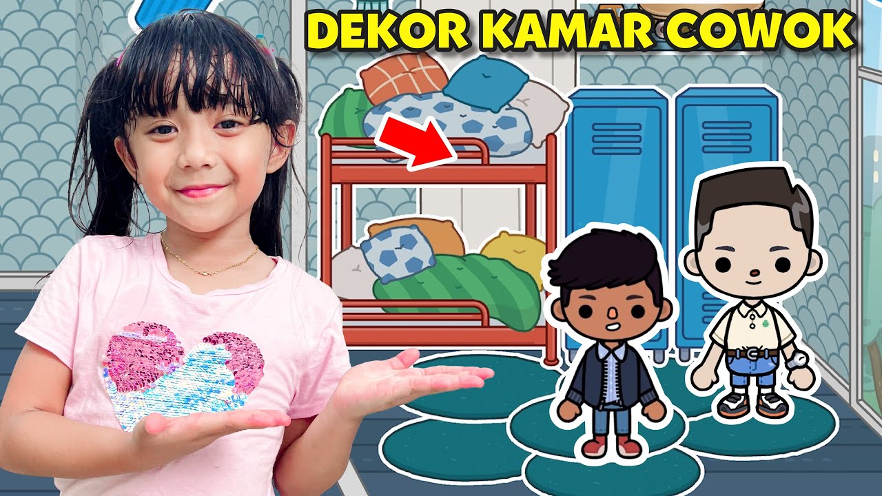 SAMANTHA BIKIN KAMAR COWOK SERBA BIRU DI TOCA BOCA LIFE WORLD 😍 GAME ...