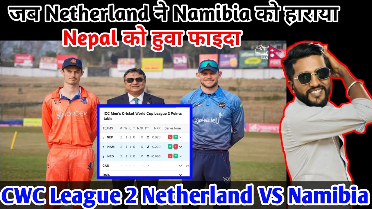 Netherland Vs Namibia||CWC League II 2024-2028||Netherland Win By 7 ...