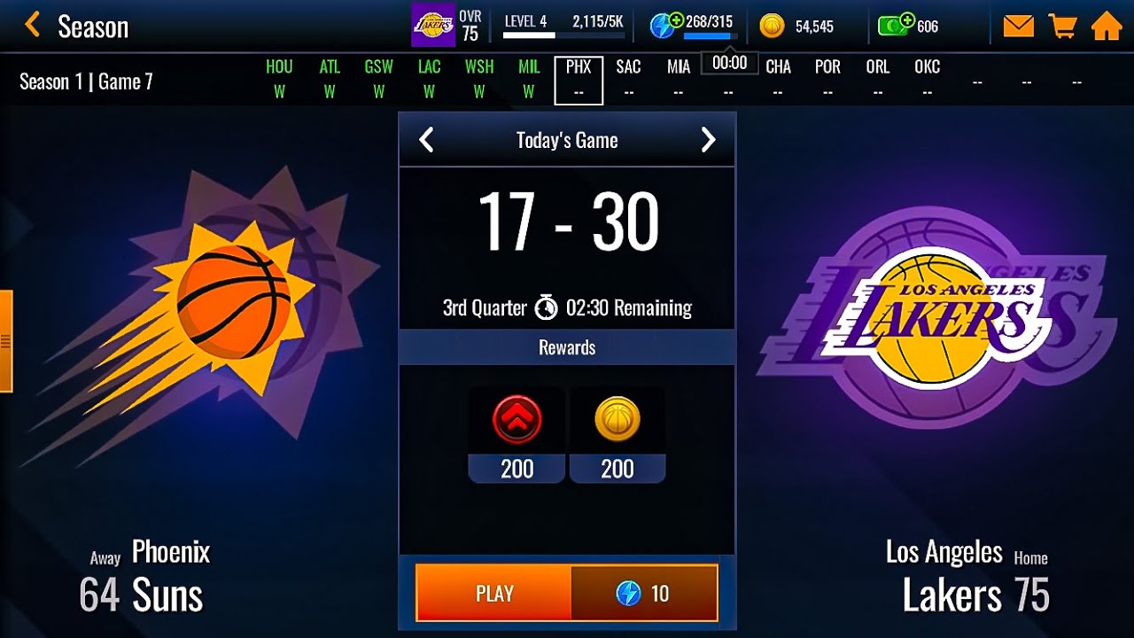 NBA live today mobile season gameplay 3rd quarter - YouTube