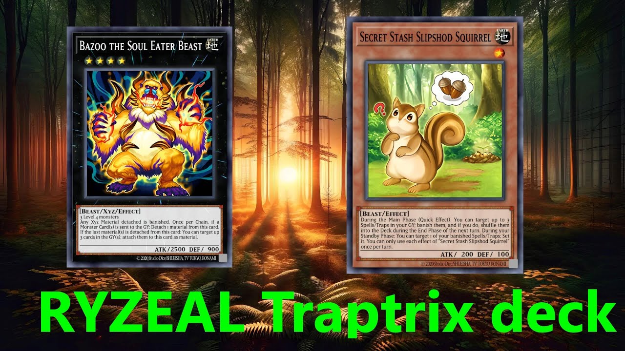 mdpro3,RYZEAL Traptrix deck,Secret Stash Slipshod Squirrel,Bazoo the ...