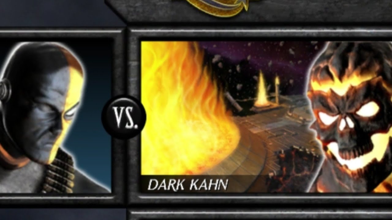 Mortal Kombat vs DC Universe Deathstroke vs Dark Kahn - YouTube