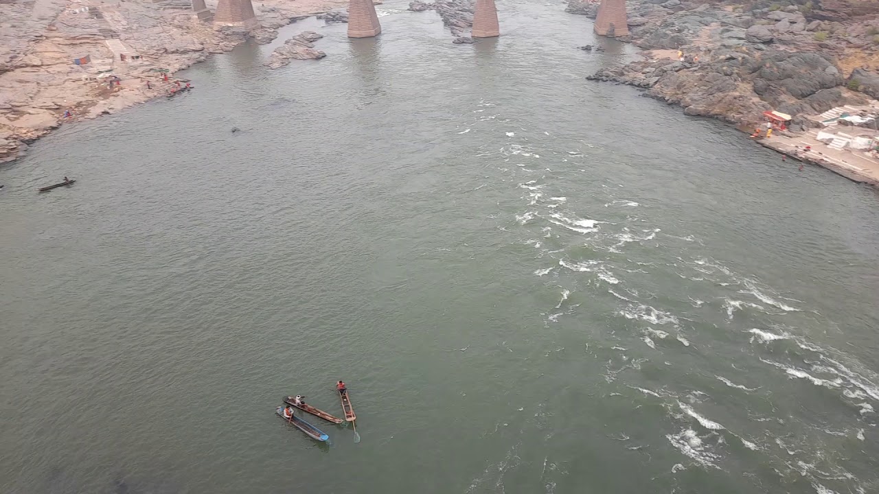 Narmada view from barman ghat - YouTube