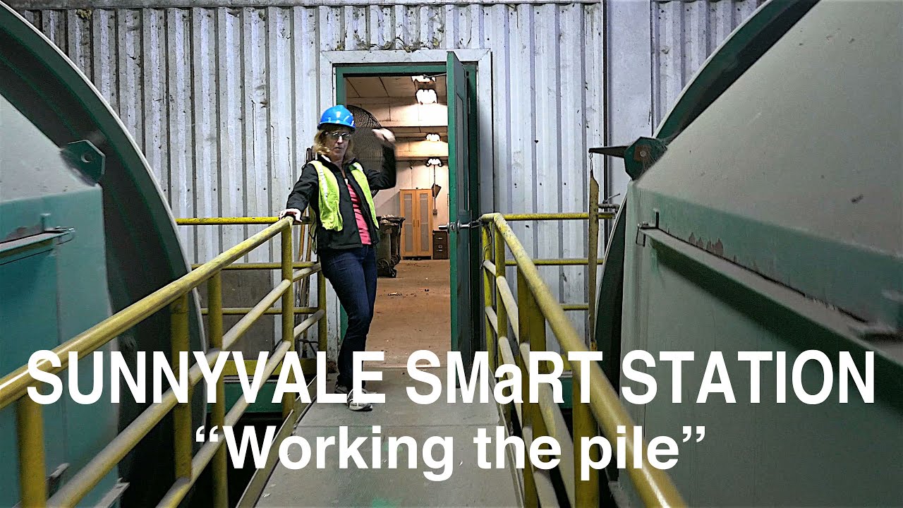 SUNNYVALE SMaRT Station "Working the pile" 4K HD - YouTube