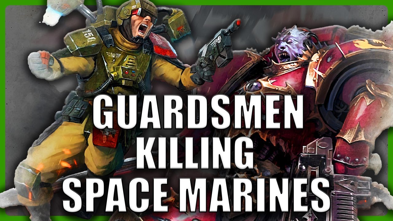 Every Time a Guardsmen HUMILATED A Space Marine | Warhammer 40k Lore ...