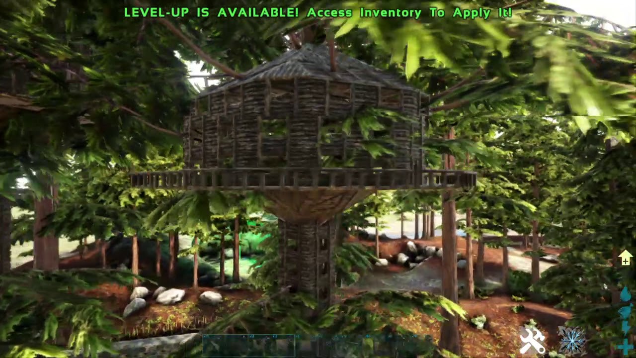 ARK: Survival Evolved treehouse - YouTube