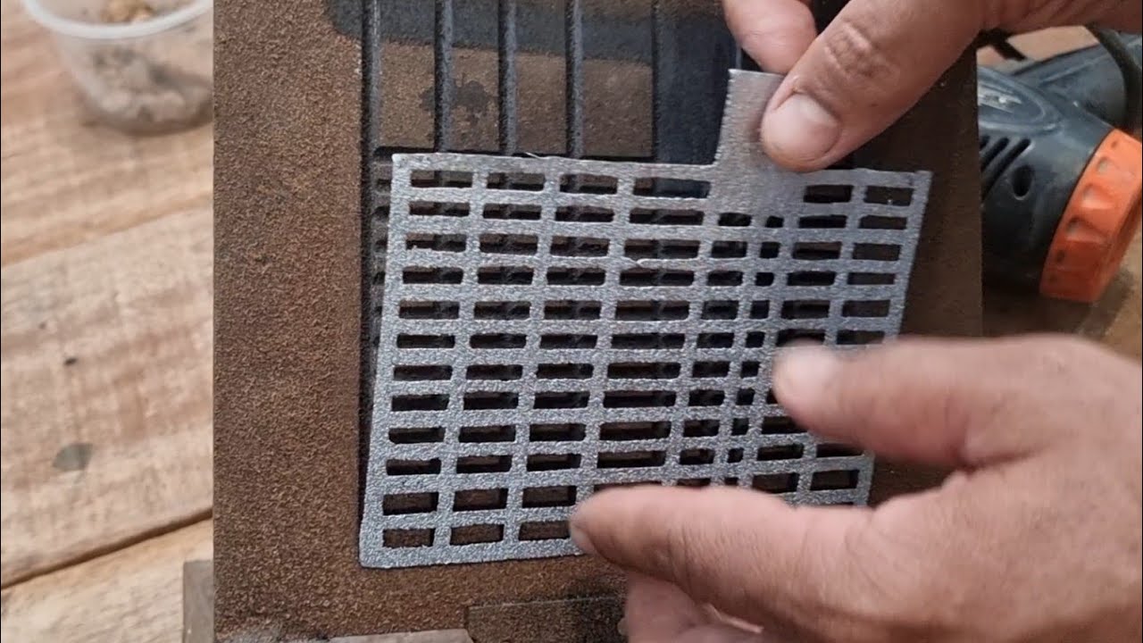 MOLDE CASEIRO, para placa de bateria chumbo ácido. - YouTube